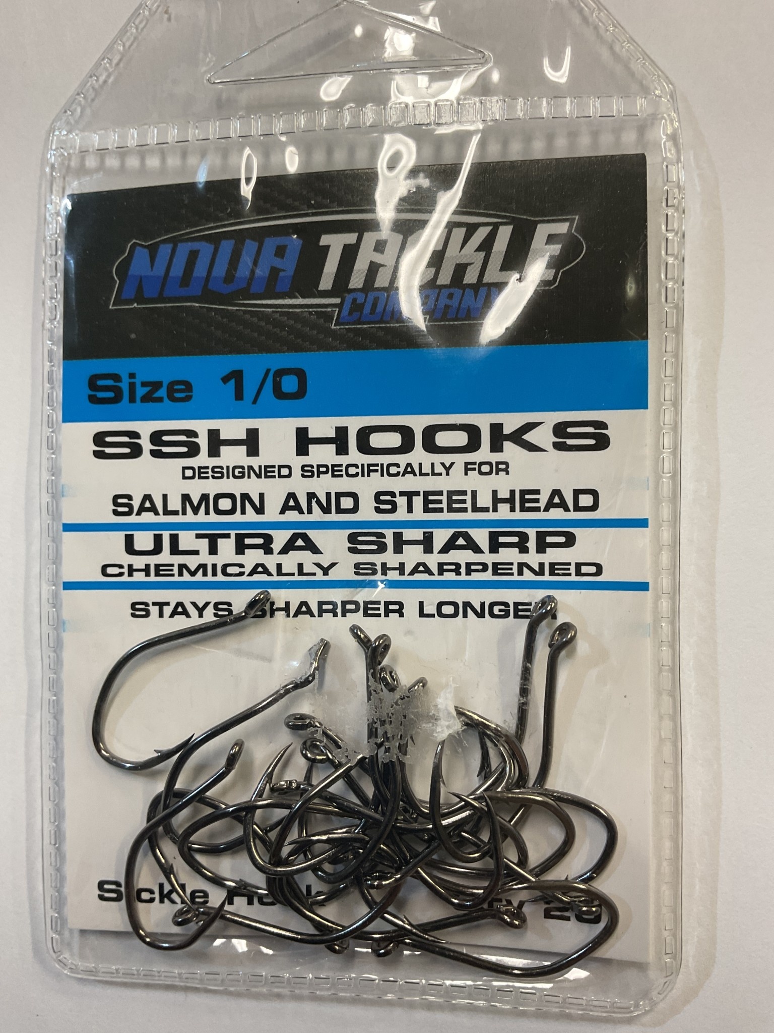 NOVA TACKLE COMPANY Nova SSH Sickle Hook #1 20 Pack - All Seasons ...