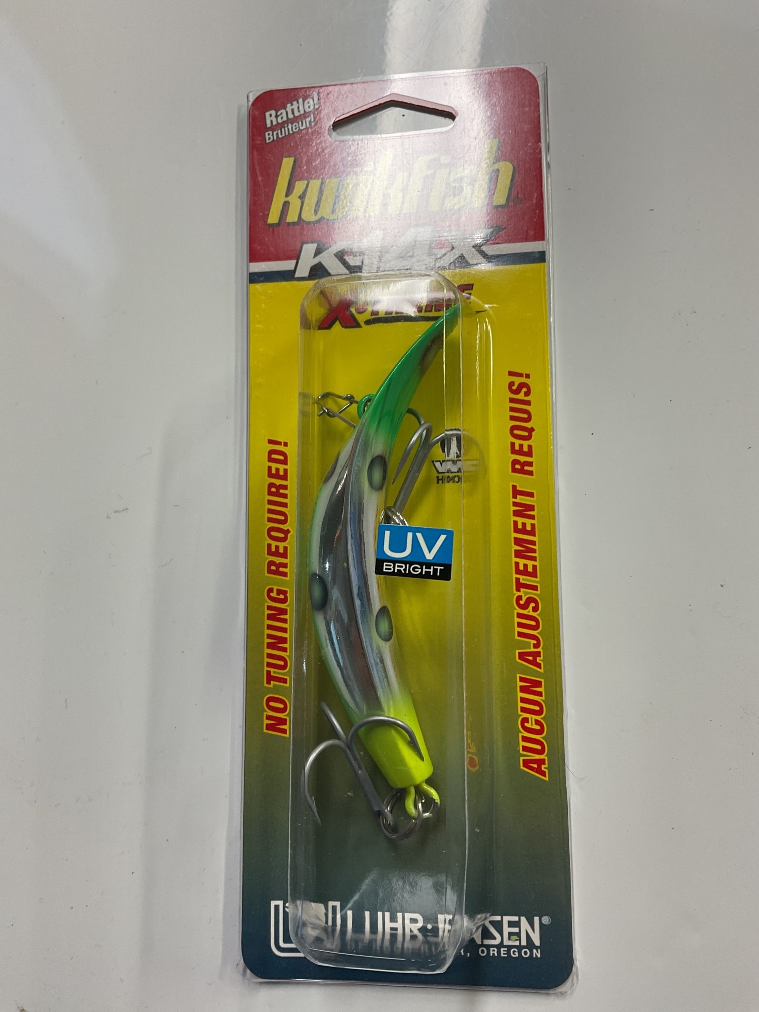 Luhr-Jensen K14X Kwikfish X-Treme (Rattle) Flo Green / Chart UV - All Seasons Sports, Inc