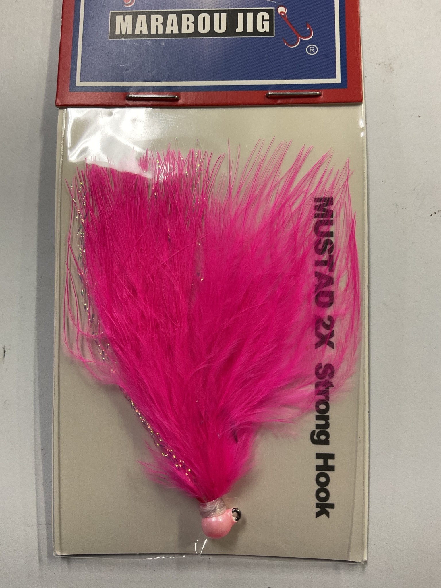 Challenger Lures CHALLENGER MARABOU JIG PINK HEAD PINK BODY W/FLASH 1 ...