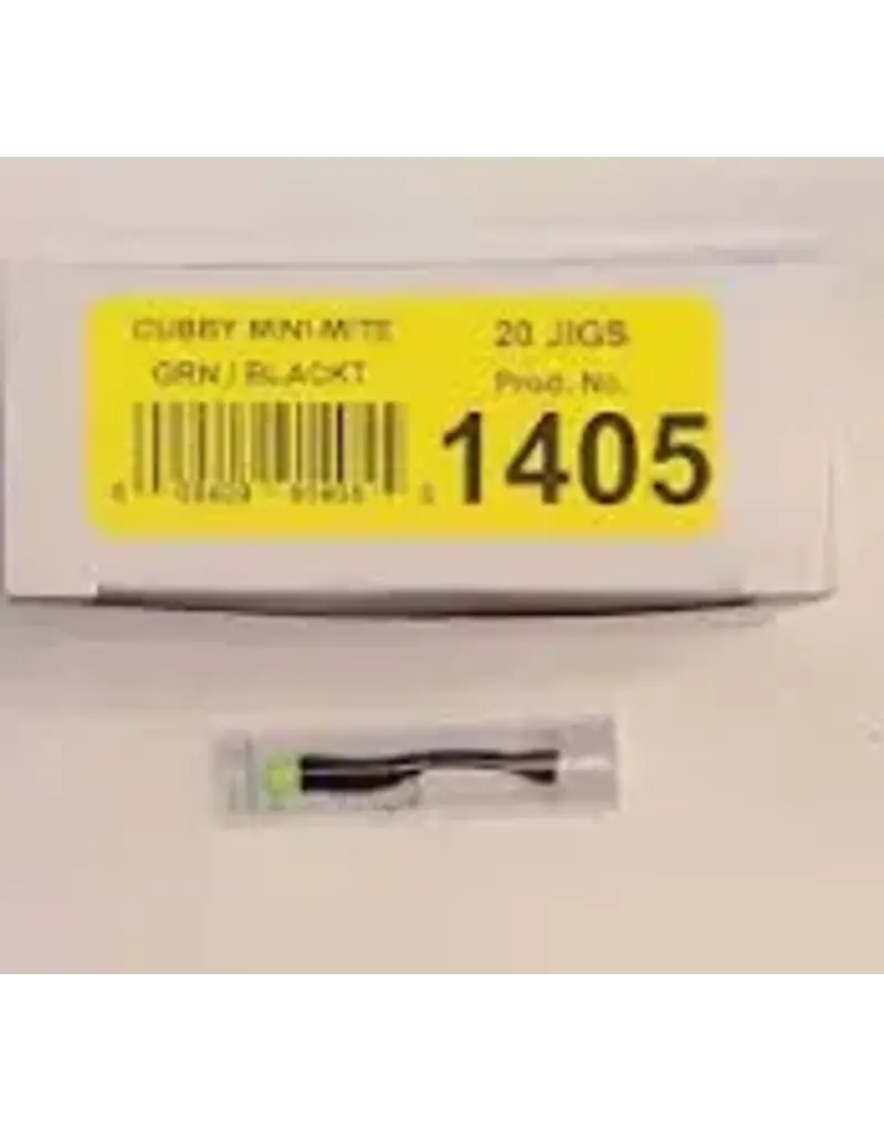 CUBBY FISHING 1405 CUBBY MINI-MITE GREEN/BLACK 1/32oz - All Seasons Sports