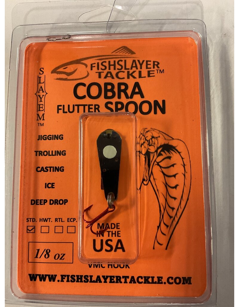 FISHSLAYER TACKLE COBRA FLUTTER SPOON EYE - EYE 1/8oz - All Seasons Sports