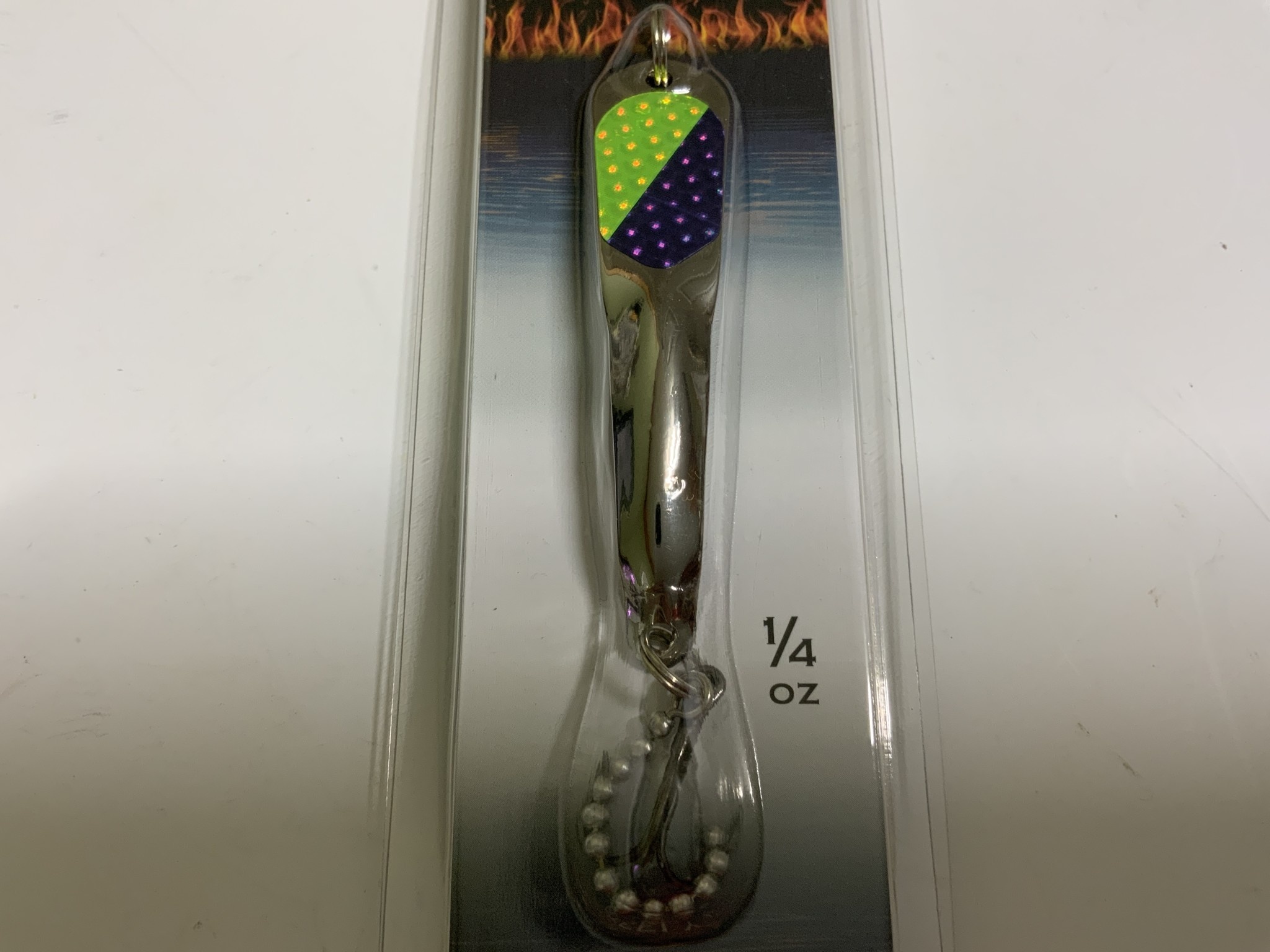 Iron Decoy Iron Decoy Steely 3 SILVER PURPLE CHARTREUSE 1/4oz - All ...