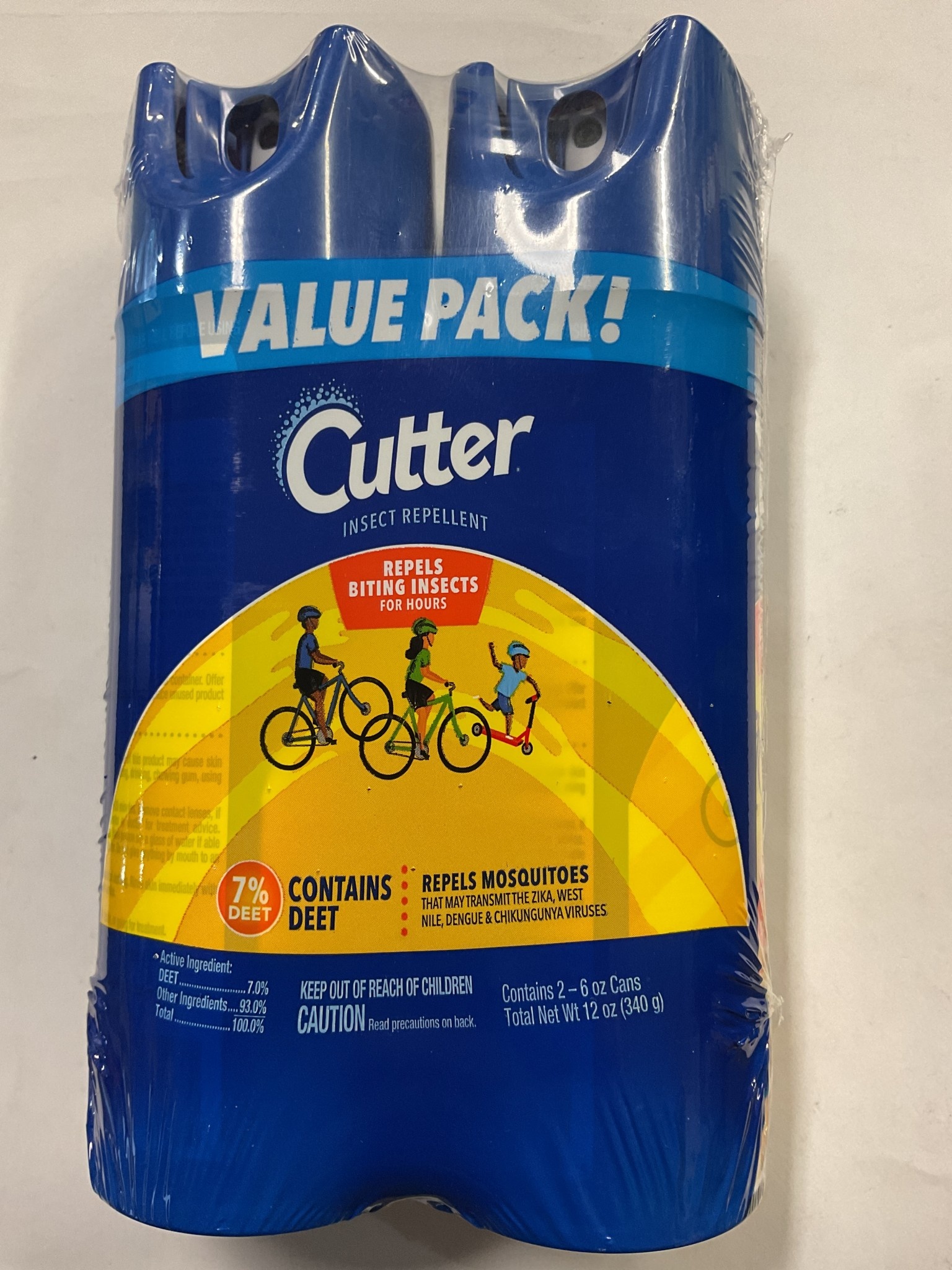 CUTTER INSECT REPELLENT 2- 6OZ CANS - All Seasons Sports, Inc