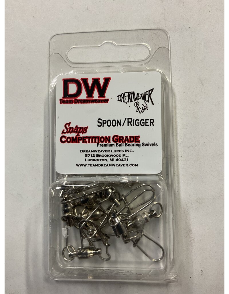 DREAMWEAVER LURE COMPANY Dreamweaver 10-pack Ball Bearing Swivels #3 ...
