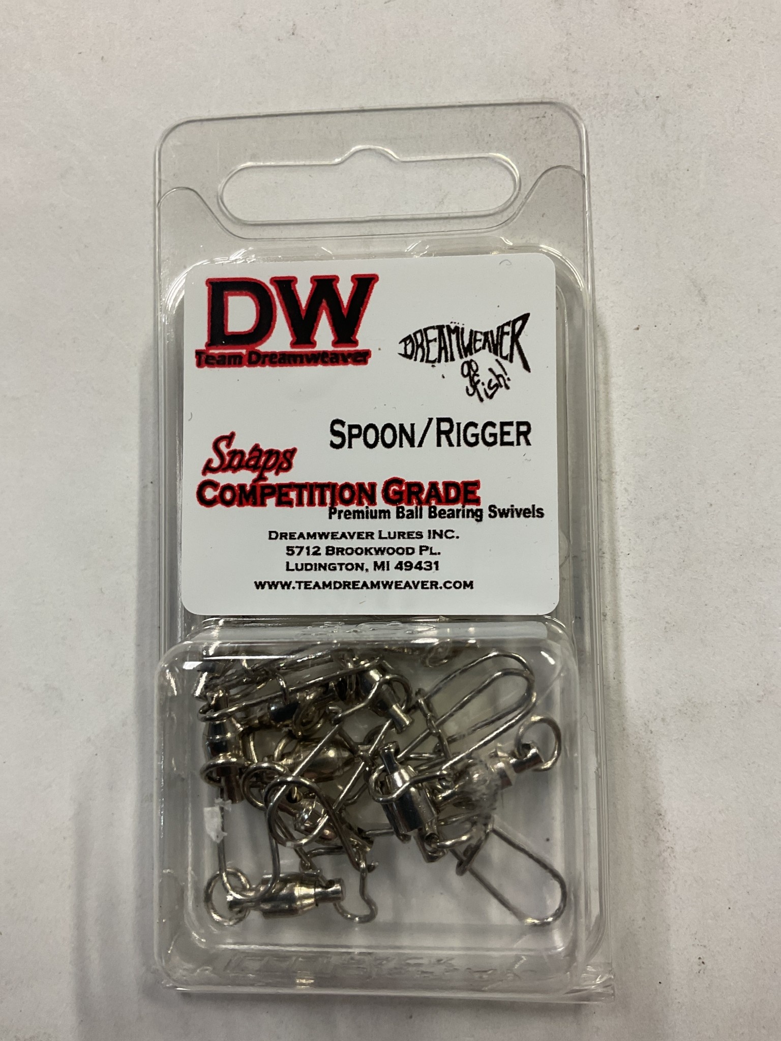 DREAMWEAVER LURE COMPANY Dreamweaver 10-pack Ball Bearing Swivels #3 ...