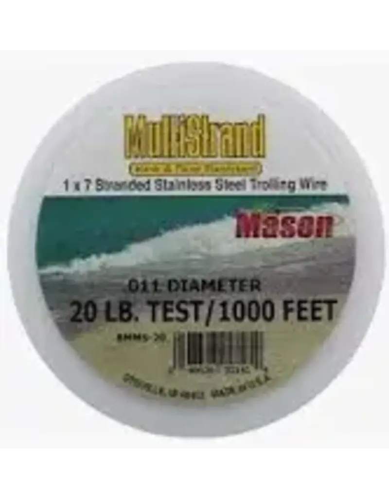 MASON BROWN MULTISTRAND 30 LB 1000 FT SPOOL - All Seasons Sports