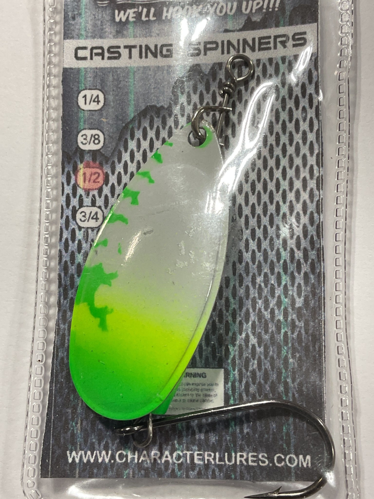 (CL-SP5-020) CHARACTER LURES CASTING SPINNERS 1/2OZ THE GRINCH - All ...