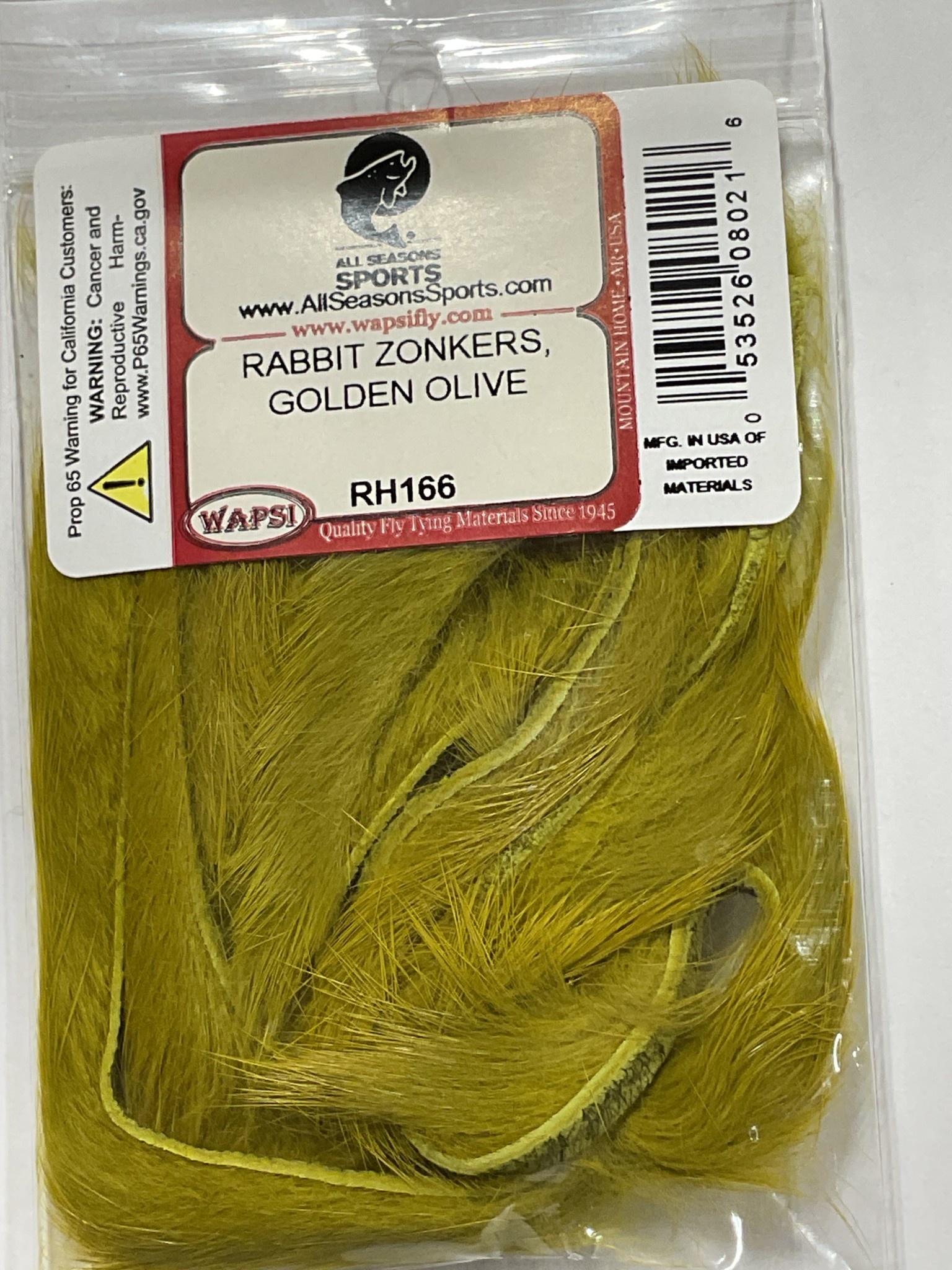 Wapsi (RH166) RABBIT ZONKERS, GOLDEN OLIVE - All Seasons Sports, Inc