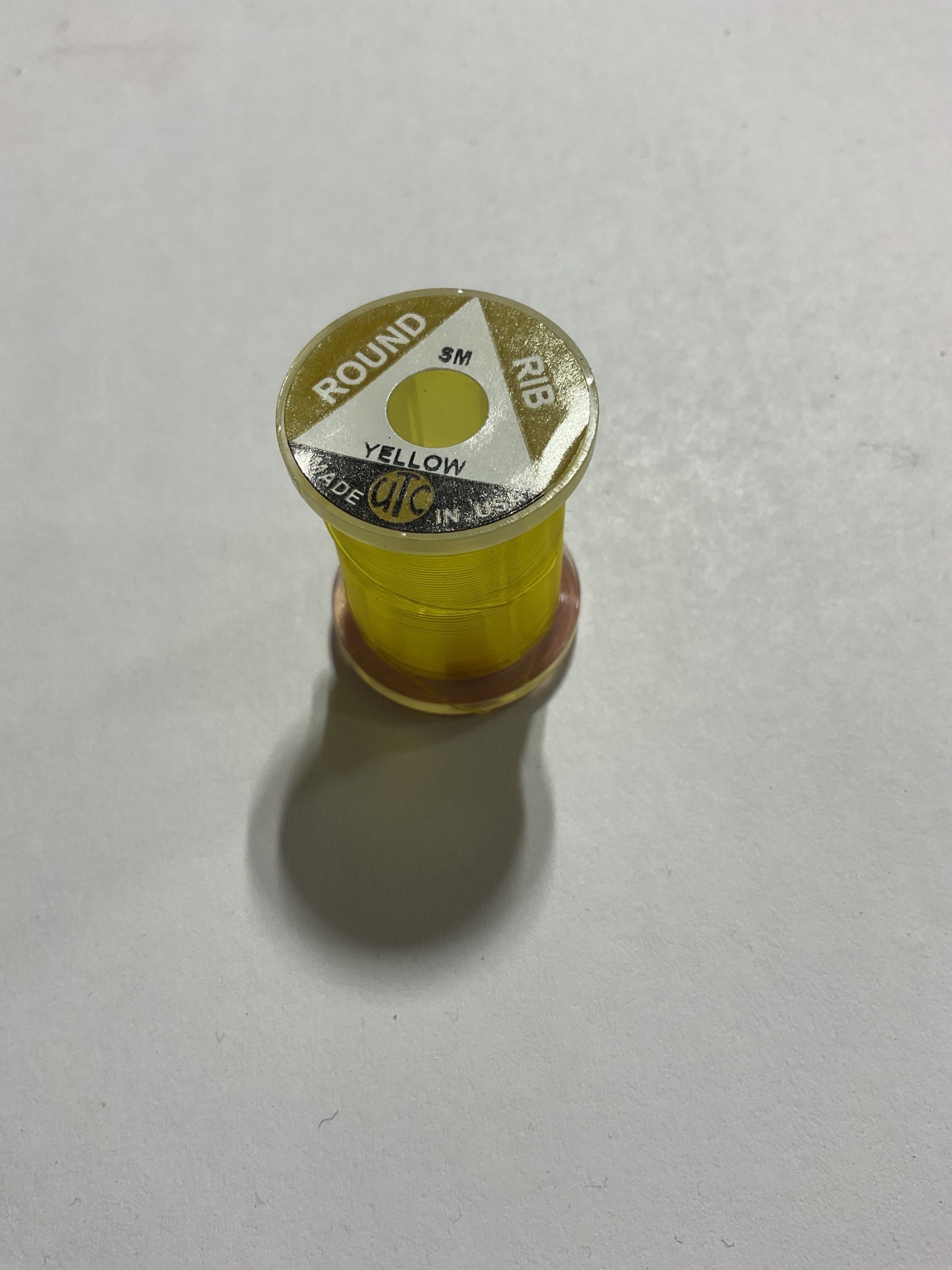 (VOS006) VINYL ROUND RIB, SMALL YELLOW - All Seasons Sports, Inc