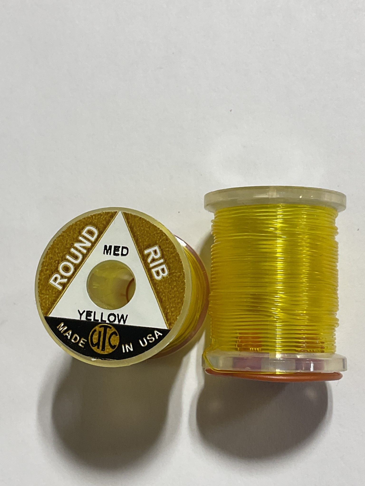 (VOM006) VINYL ROUND RIB, MEDIUM YELLOW - All Seasons Sports, Inc