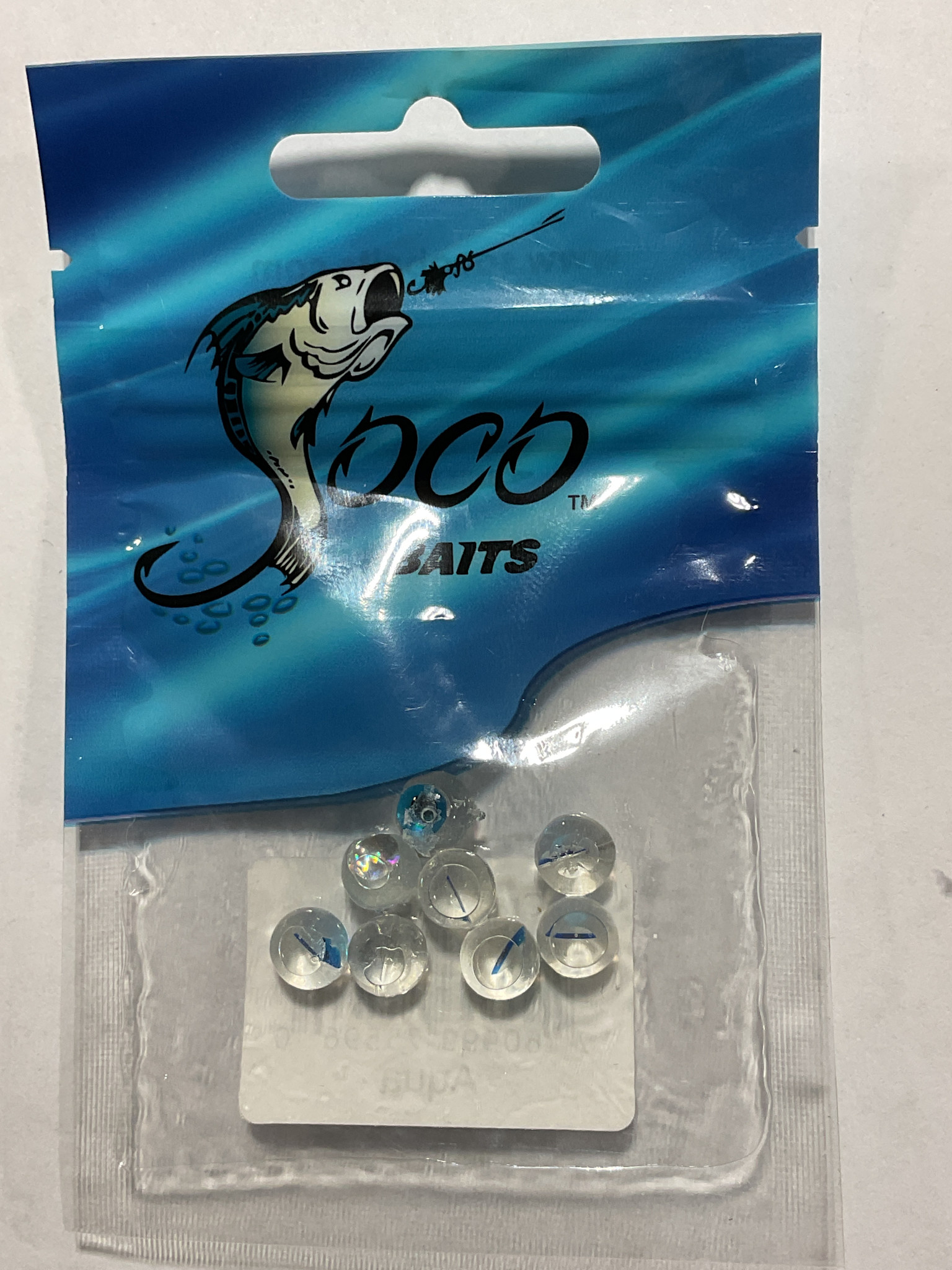 SOCO Baits SOCO BAITS CRAZY EYE 1/4'' AQUA - All Seasons Sports, Inc