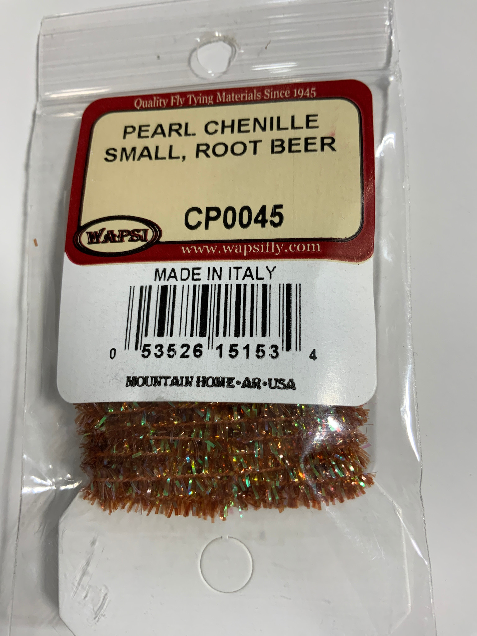 (CP0045) PEARL CHENILLE SMALL, ROOT BEER - All Seasons Sports, Inc