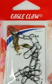 Eagle Claw EAGLE CLAW DUAL LOCK SNAPS-3 BLACK 10PK - All Seasons Sports ...