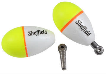 Sheffield Fishing Products SHEFFIELD WEIGHTED FOAM FLOATS SM 1.5" 2PK ...