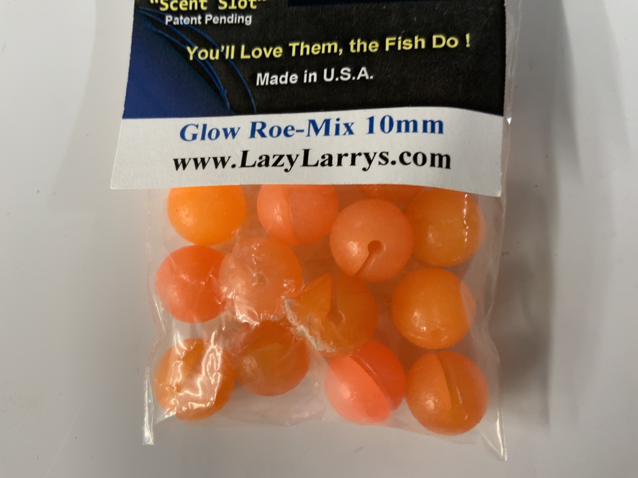 Lazy Larry Lazy Larry Beads Glow Roe Mix 10MM - All Seasons Sports, Inc