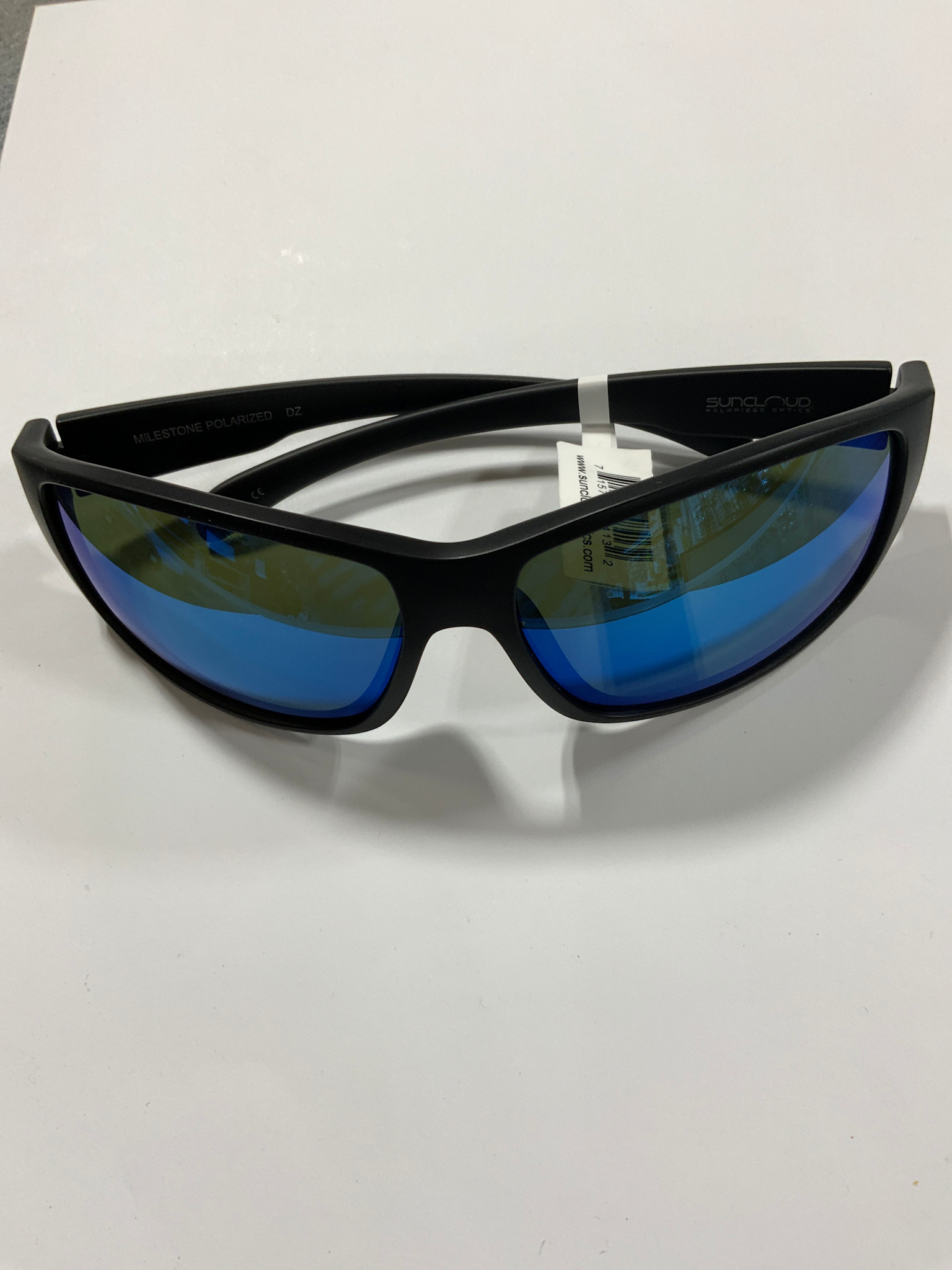 Suncloud Polarized Optics SUNCLOUD MILESTONE MATTE BLACK / POLARIZED / BLUE MIRROR - All Seasons ...