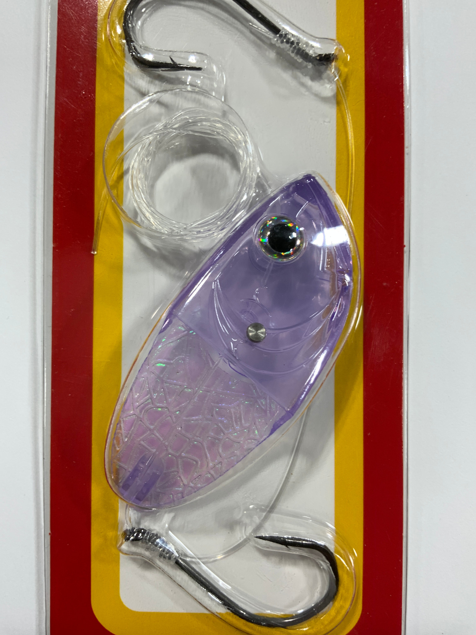 LUHR JENSEN Cut Bait Head with Rigging - Fish Candy Purple UV - All ...