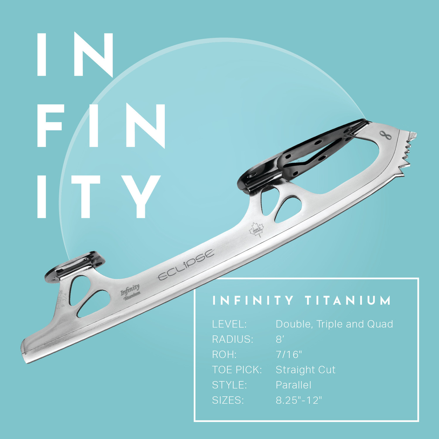 ECLIPSE INFINITY TITANIUM BLADE - Professional Skate Service | Sports ...