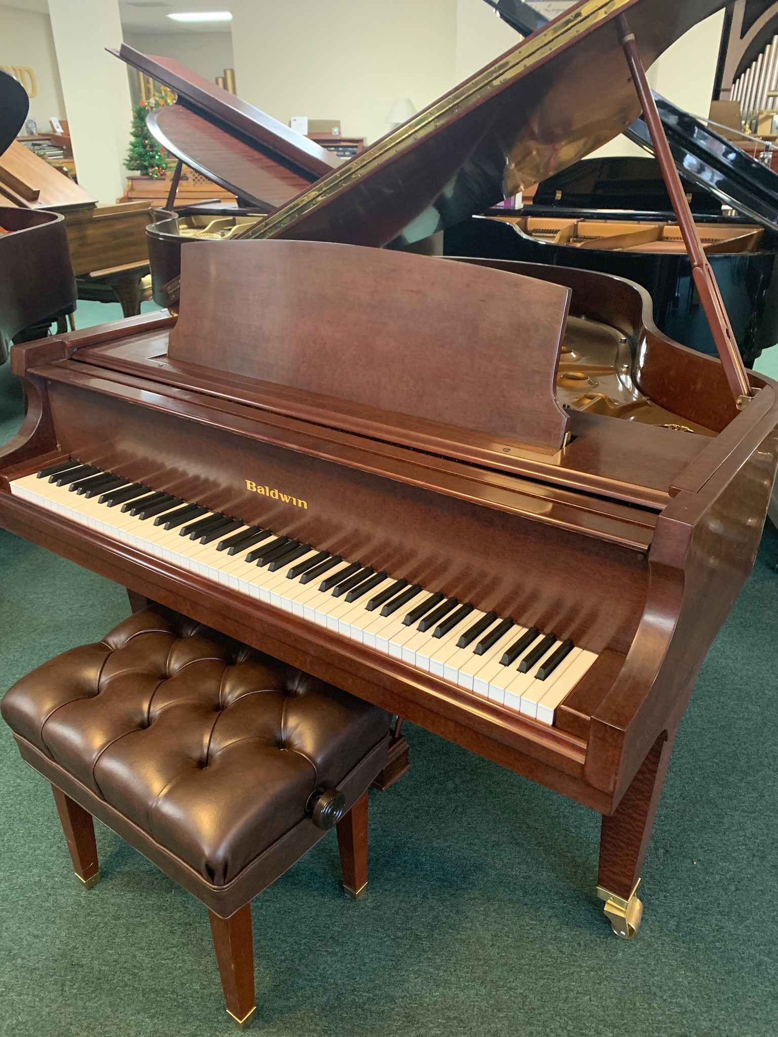 Baldwin “Model R” 5’8” Grand Piano (Pommele) - Baldwin Piano & Organ Center