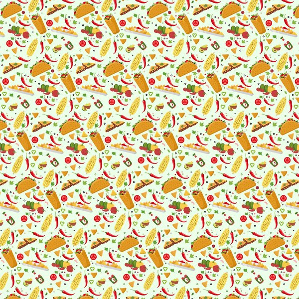 Food Patterns - Texas Vinyl & Print