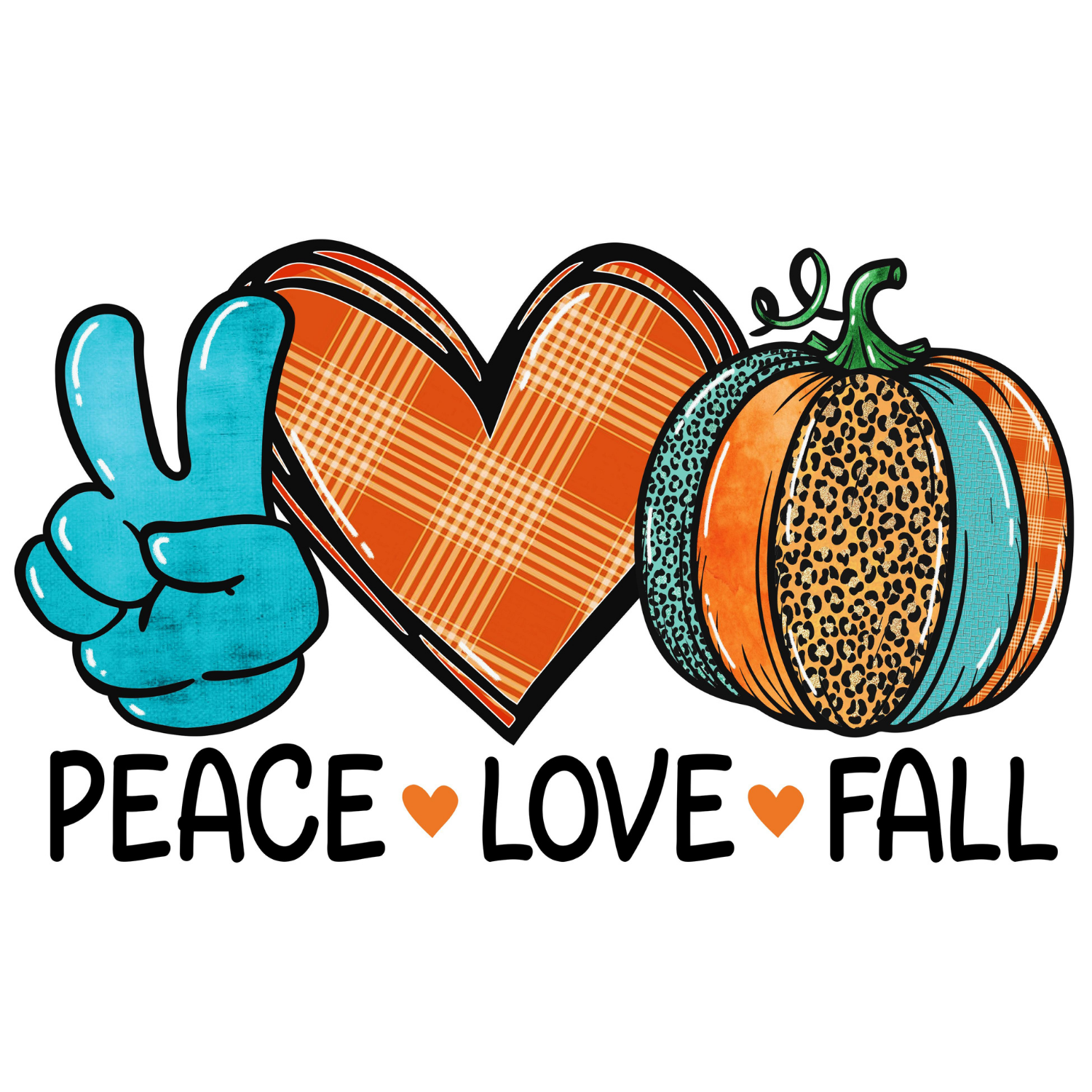 Peace Love Fall - Texas Vinyl & Print