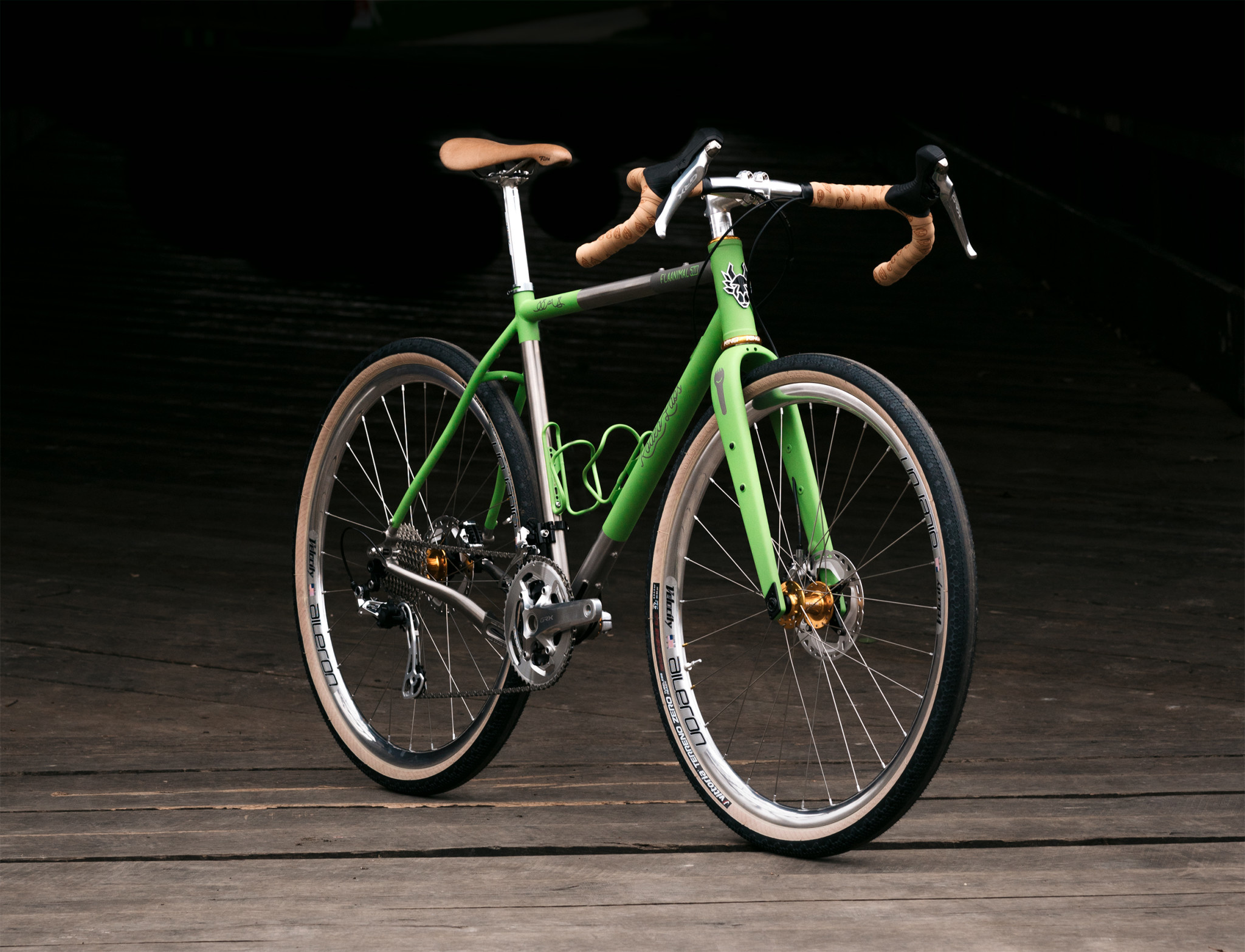 Custom Rodeo Labs Flaanimal Ti 56cm Green Polished GRX - Grand Rapids ...