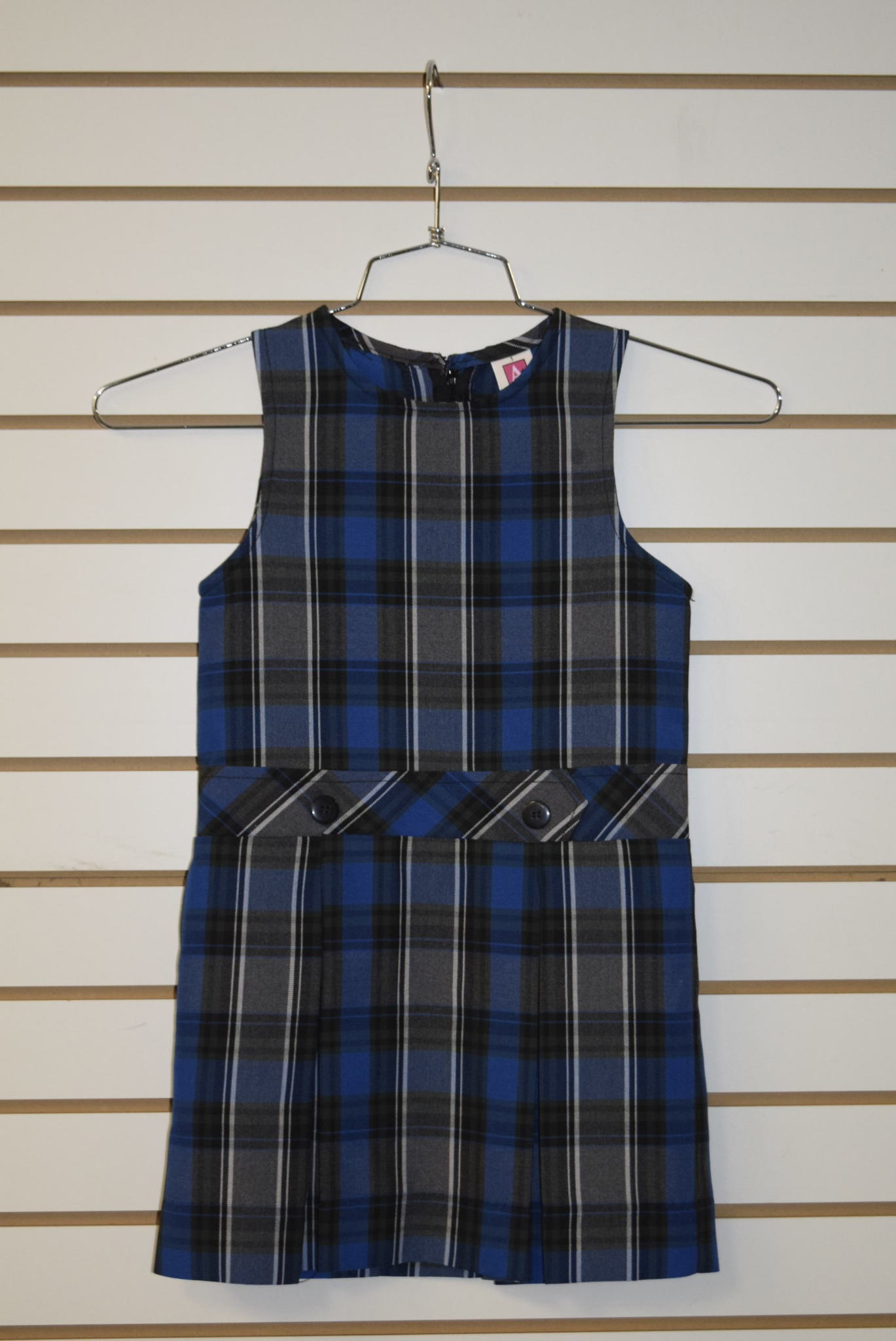 1194 Plaid Round Neck Jumper P32 - The Uniform Store