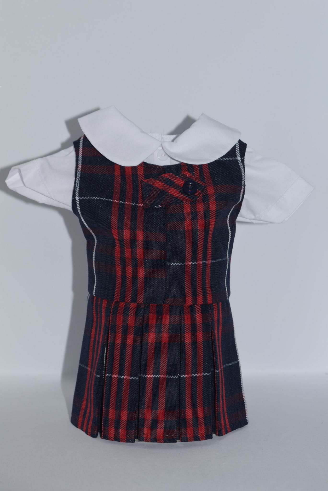 Zip-front Shift doll jumper P36 - The Uniform Store