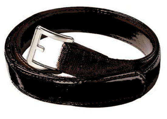 FBE33V Leather Velcro Belt - The Uniform Store