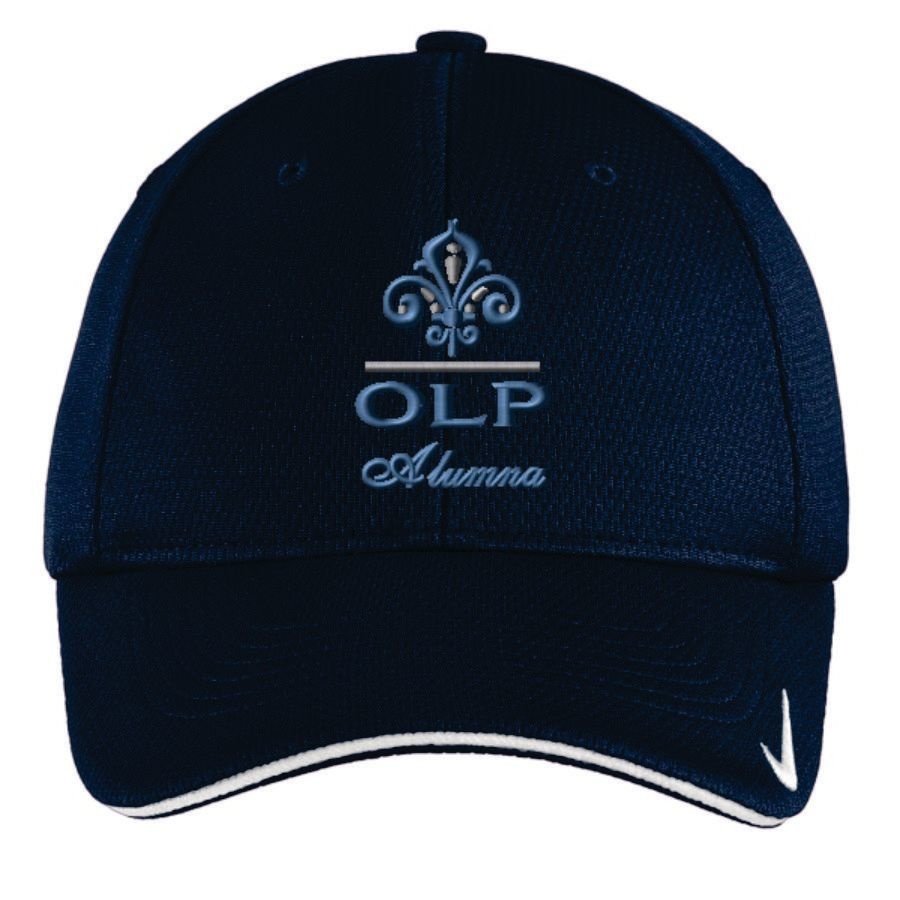 333115 OLP Dri-Fit Mesh Flex Sandwich Cap Alumna Navy - The Uniform Store