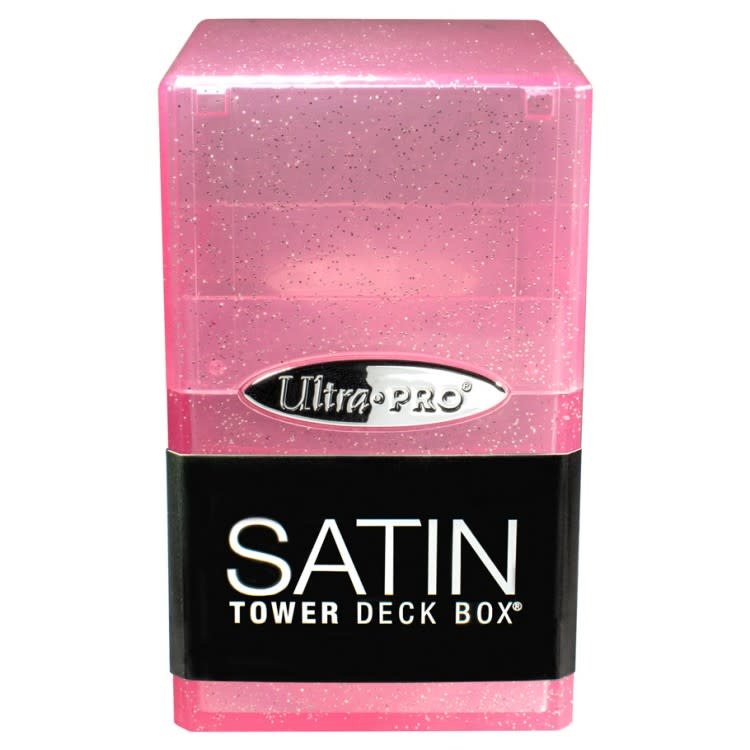 Ultra Pro Satin Tower Deck Box Glitter Pink - Guardian Games