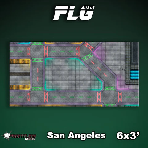 6 x 3 ft FLG Playmat San Angeles - Guardian Games