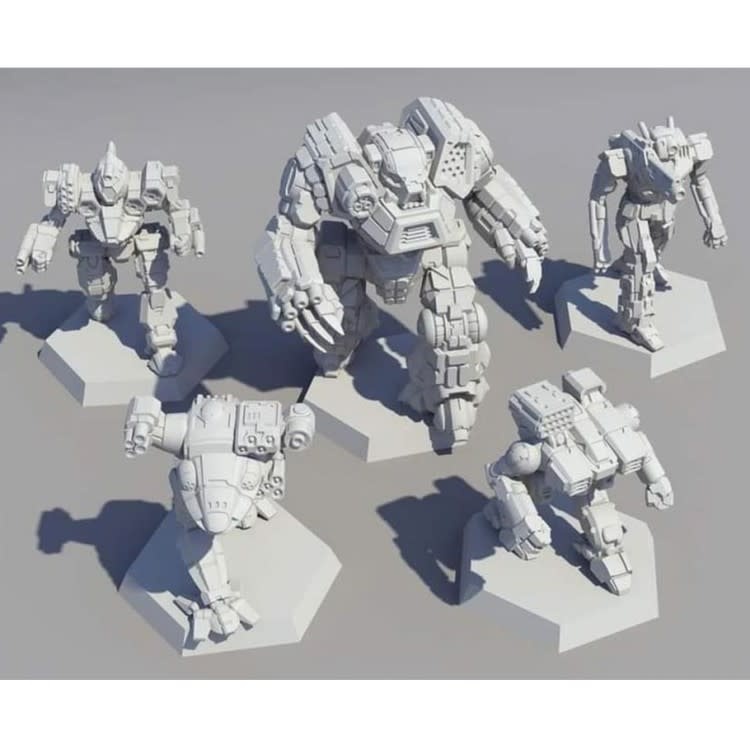 Battletech Miniature Force Pack Clan Ad Hoc Star - Guardian Games
