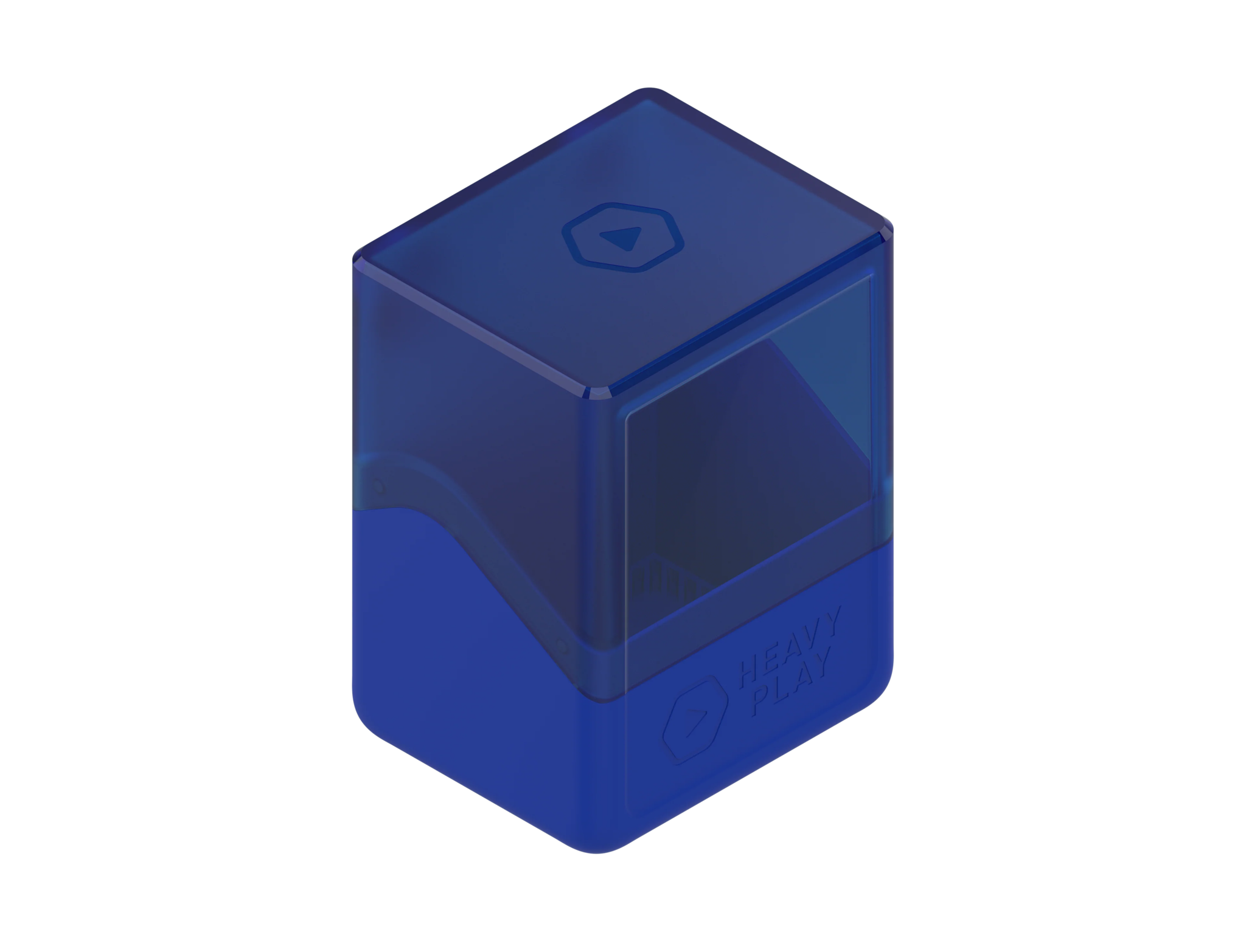 Heavy Play RFG Deckbox 80 Wizard Blue - Guardian Games