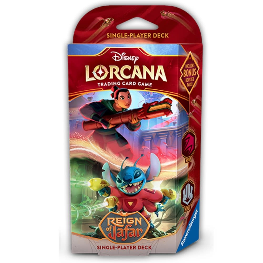 Disney Lorcana Reign of Jafar Starter Deck Ruby Steel - Guardian Games
