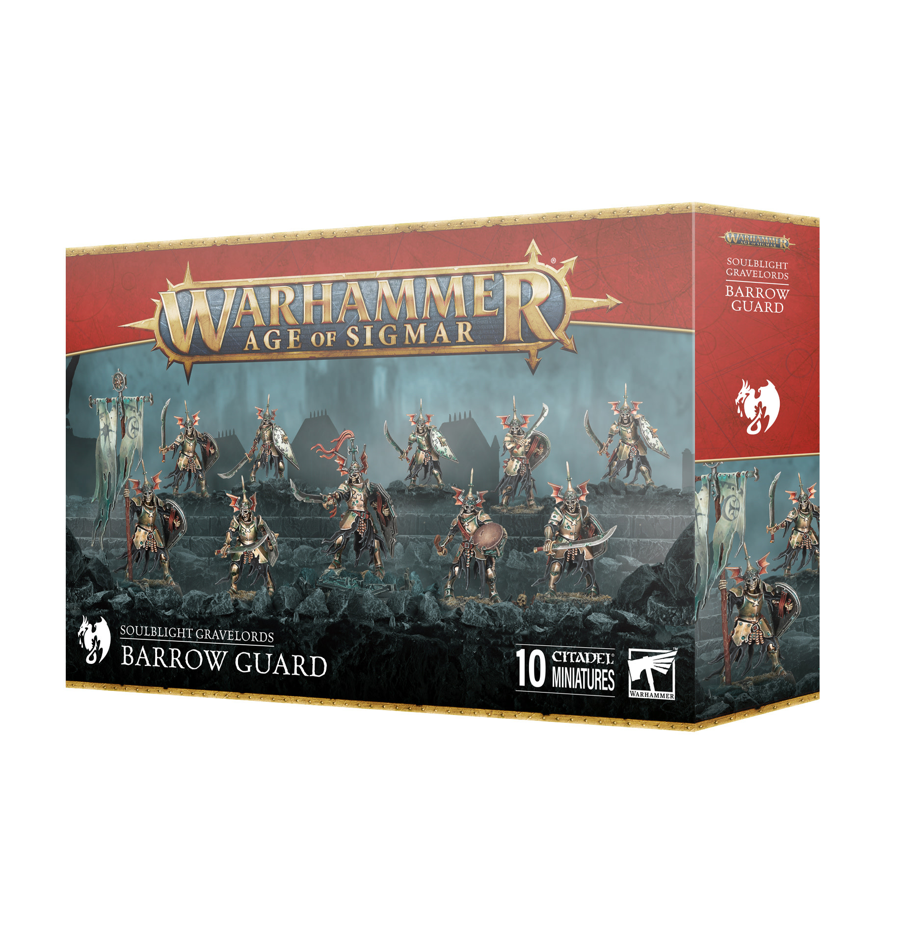 Warhammer Age of Sigmar Death Soulblight Gravelords Barrow Guard ...