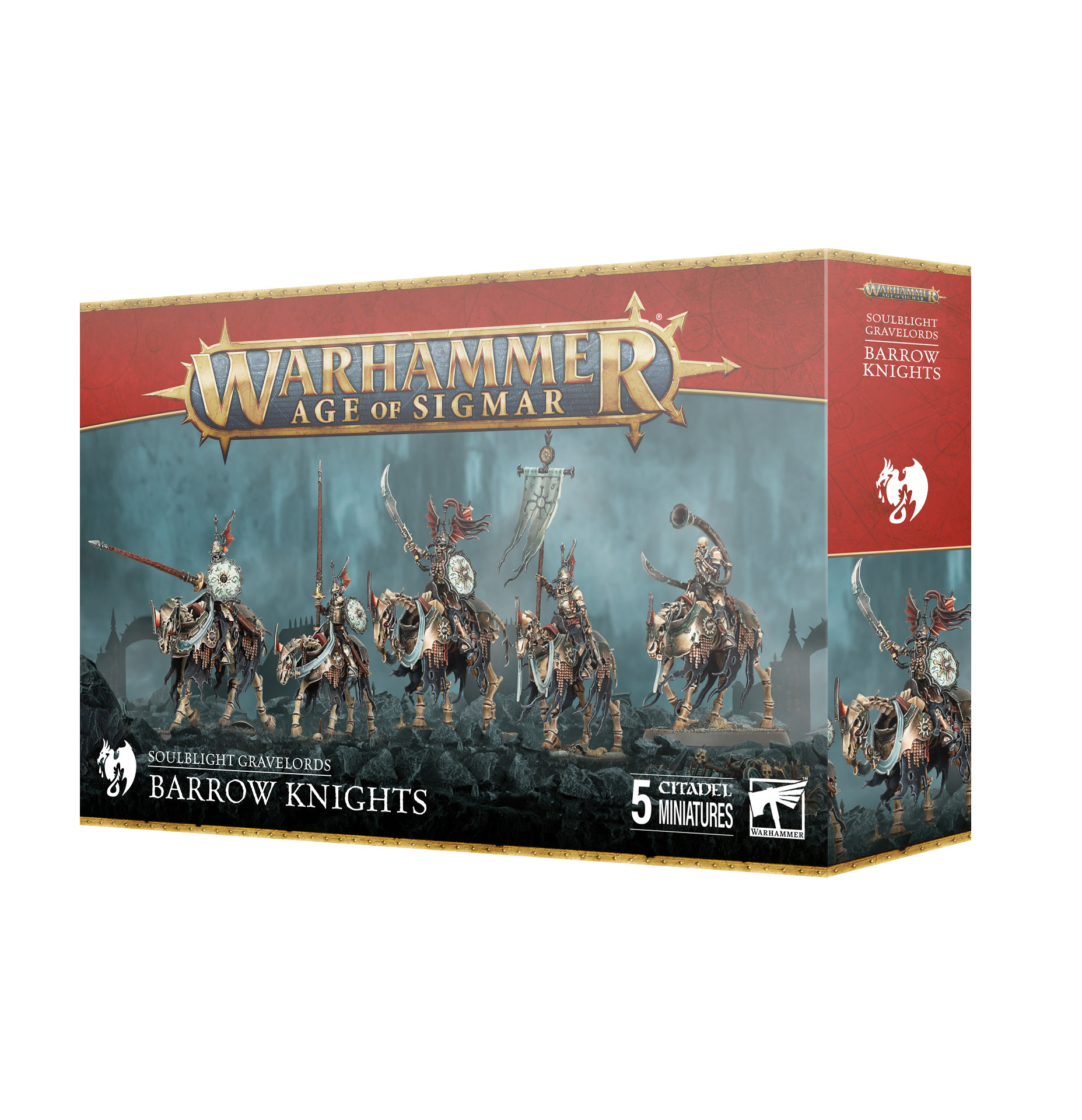 Warhammer Age of Sigmar Death Soulblight Gravelords Barrow Knights ...