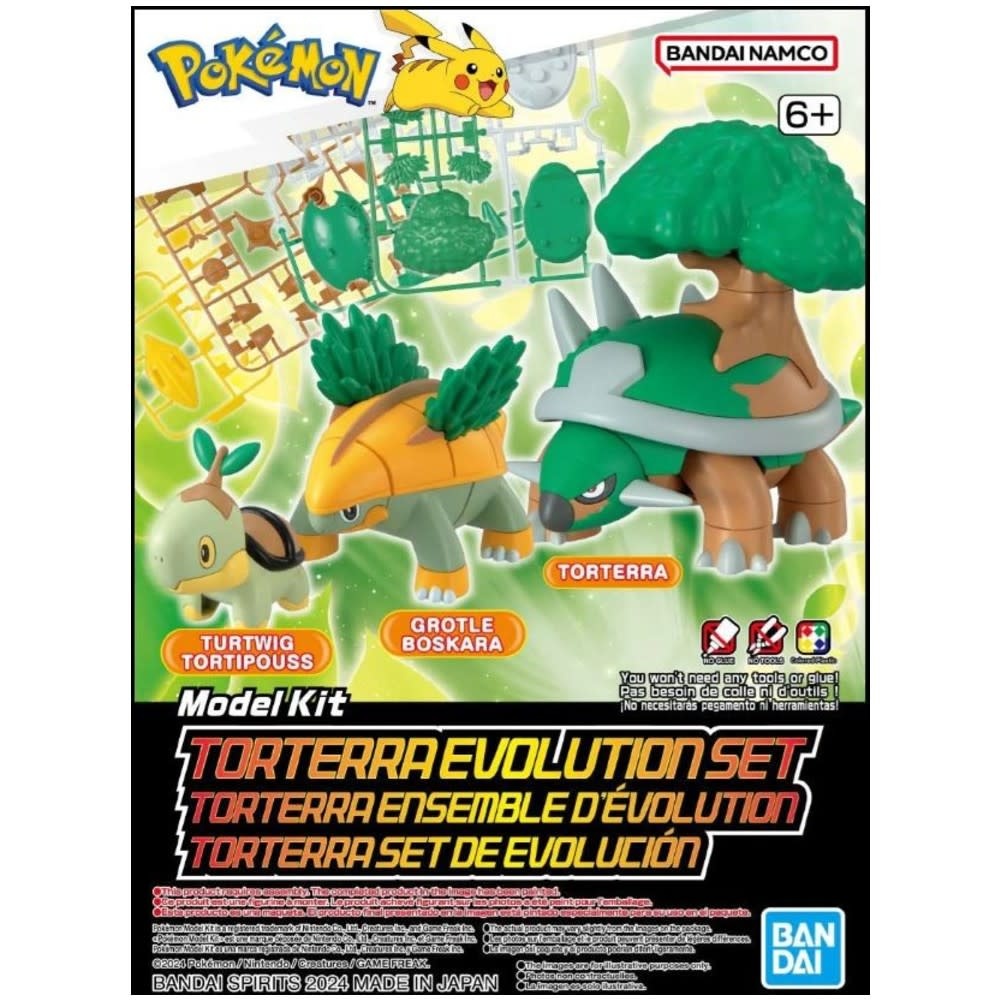 Pokemon Model Kit Torterra Evolution Set - Guardian Games