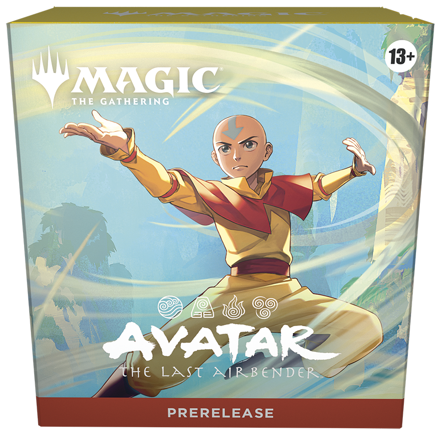 Magic the Gathering Avatar The Last Airbender Aang WHITE Prerelease Kit ...