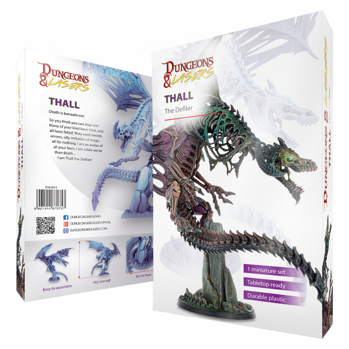Dungeons and Lasers Dragons Thall the Defiler - Guardian Games