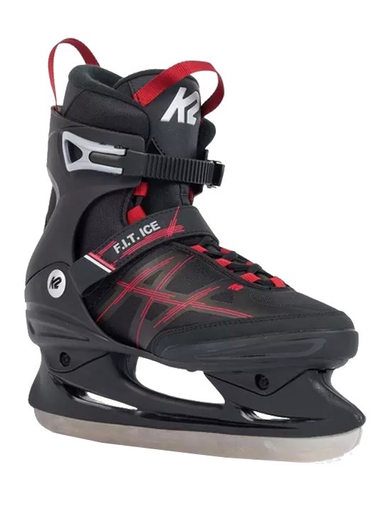K2 PATINS HOMME F.I.T ICE NOIR ROUGE - Ambiance Sports