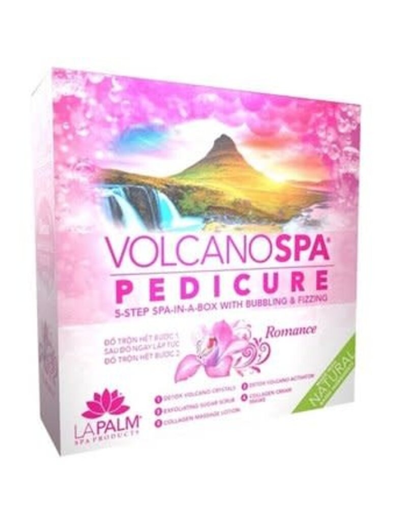 VOLCANO SPA PEDICURE 5-STEP SPA IN A BOX (ROMANCE) - Lucky Nail Supply