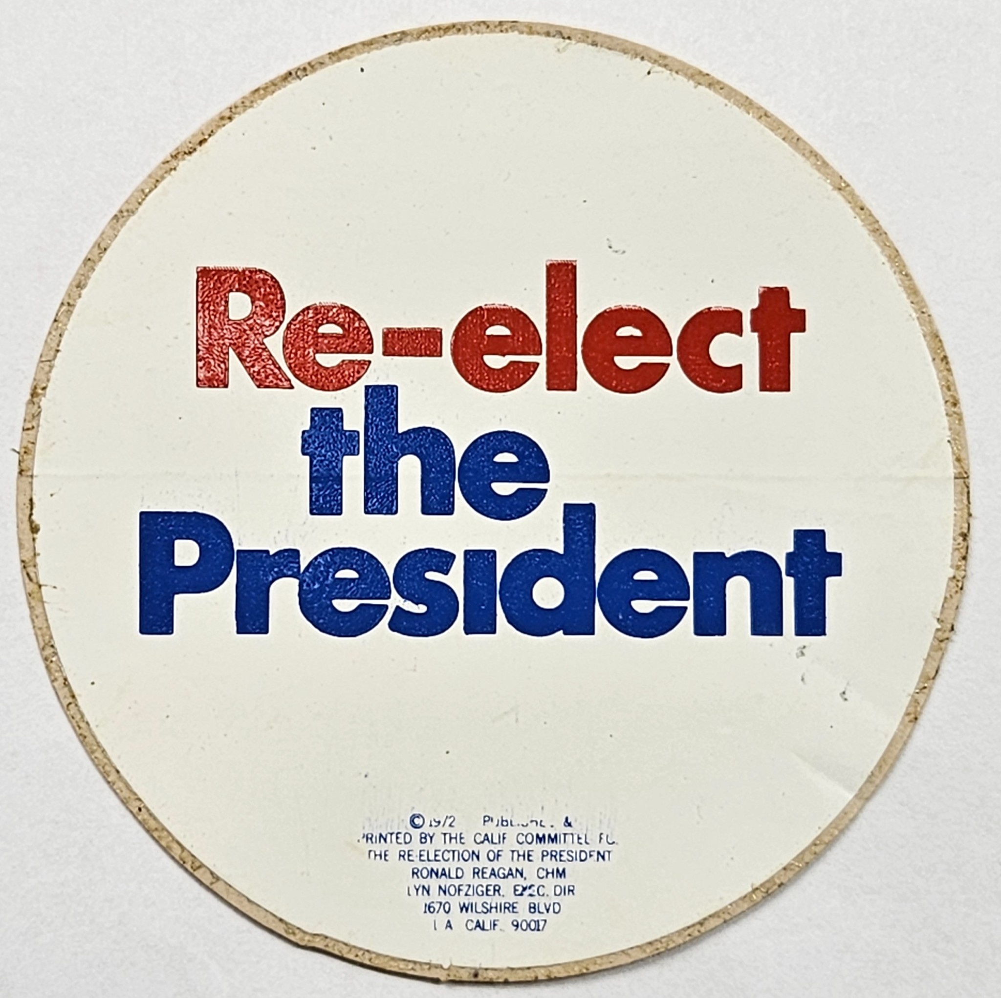 Re-elect the President sticker - The Store at LBJ