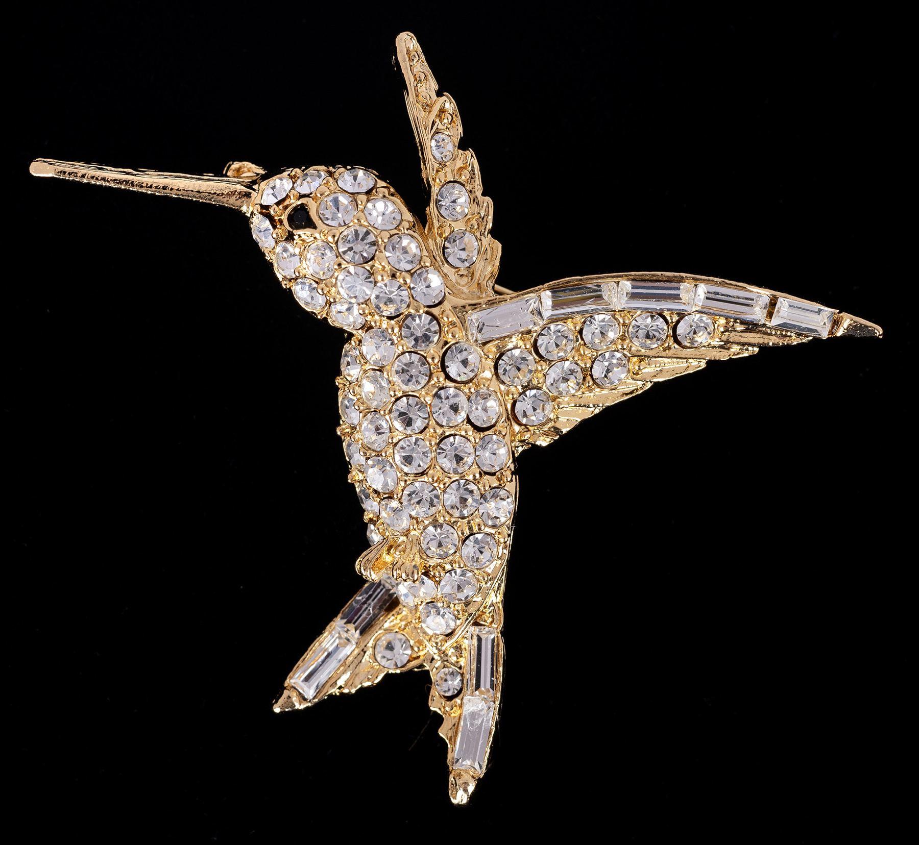 Crystal Hummingbird brooch - The Store at LBJ