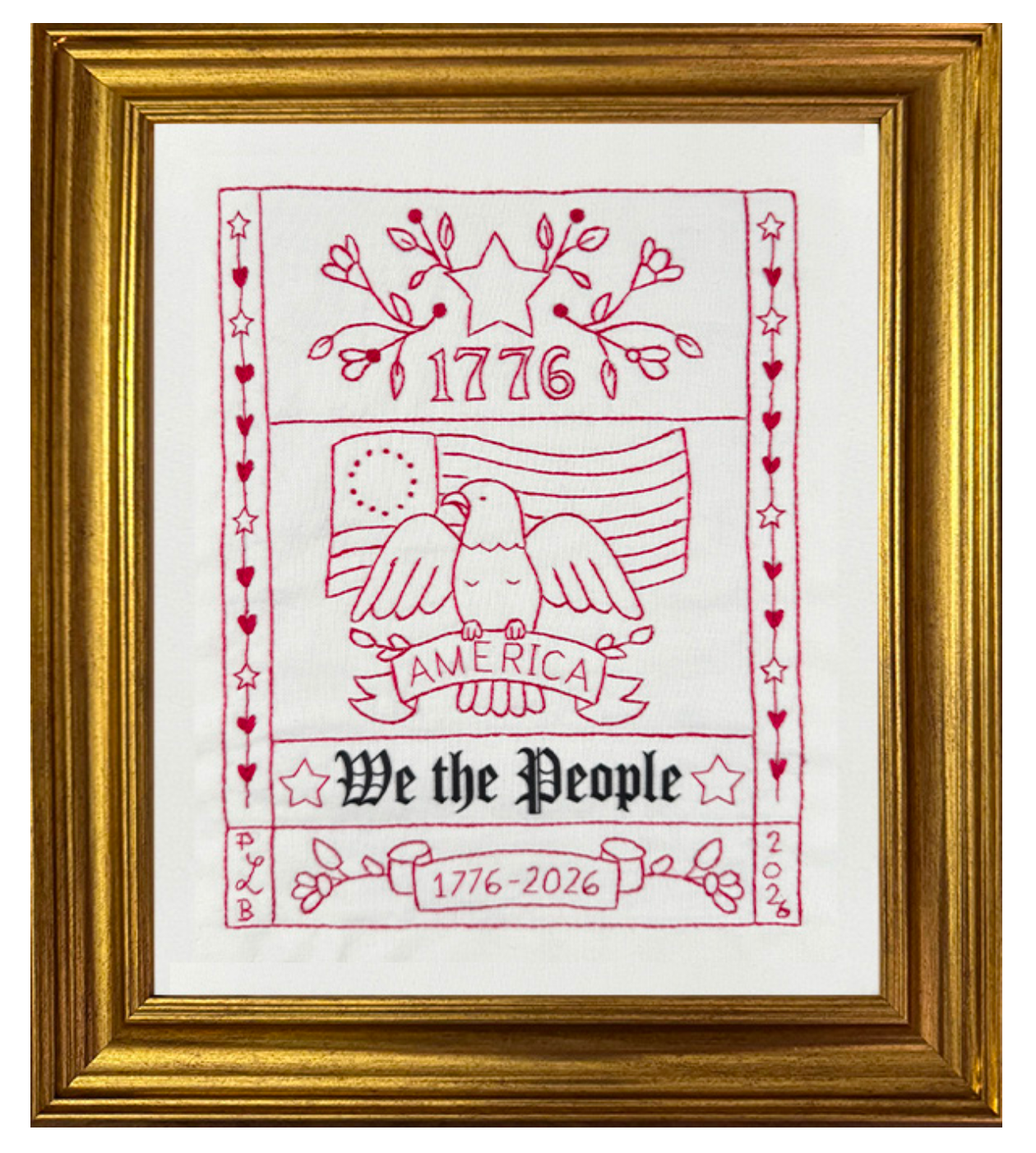 We The People 1776-2026 Embroidery Kit - The Store at LBJ