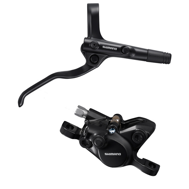 Shimano BL-MT200 + BR-MT200 Post Mount Hydraulic Disc Brake Lever and ...
