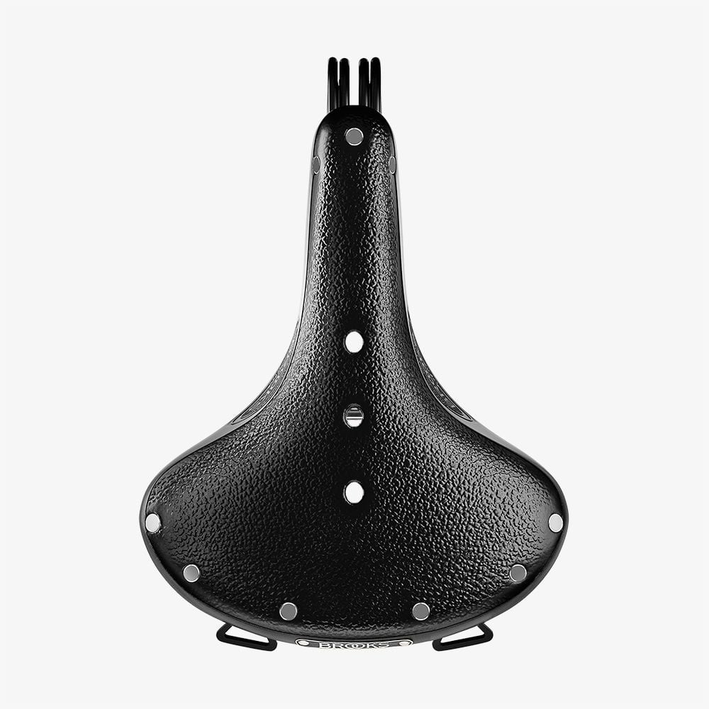 Brooks B135 Saddle Black Chrome Steel w/Clamp Double Springs - Urbane ...