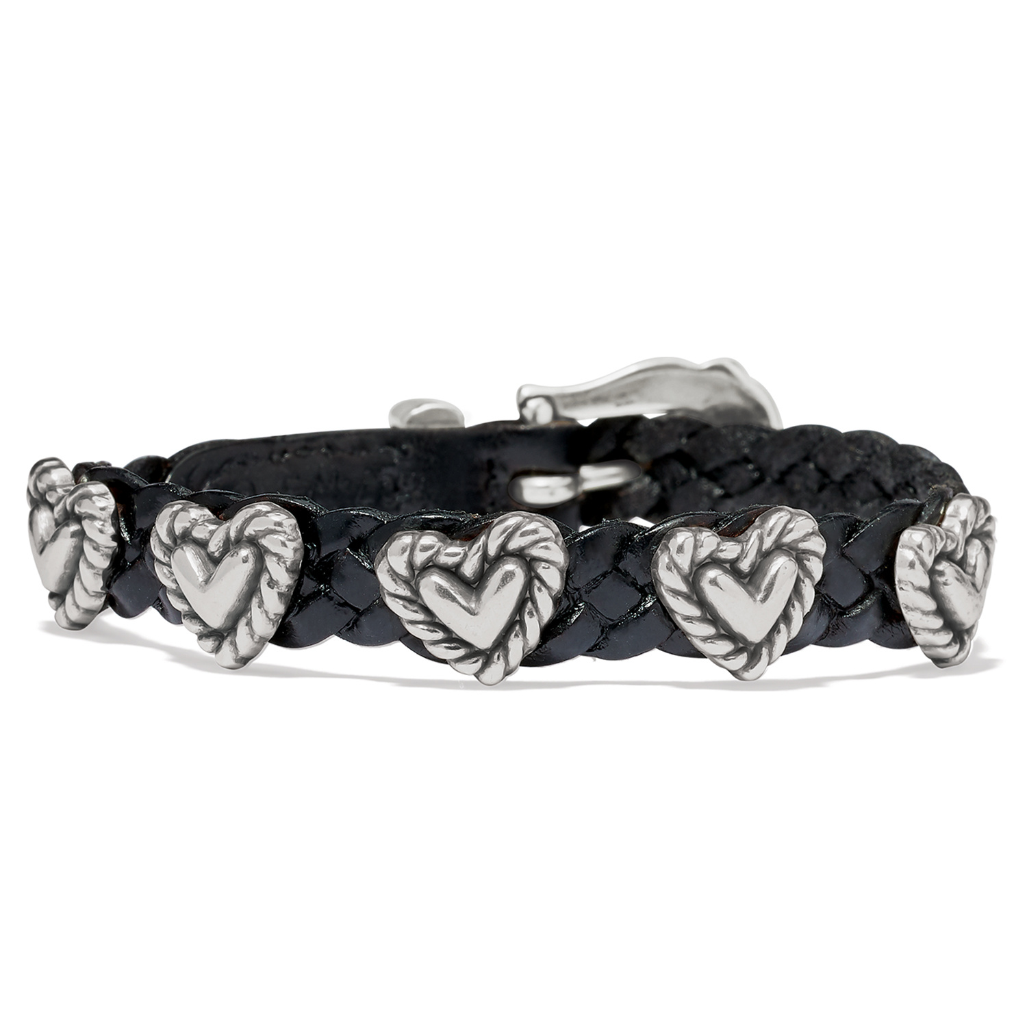 Roped Heart Braid Bandit in Black - j.hoffman's