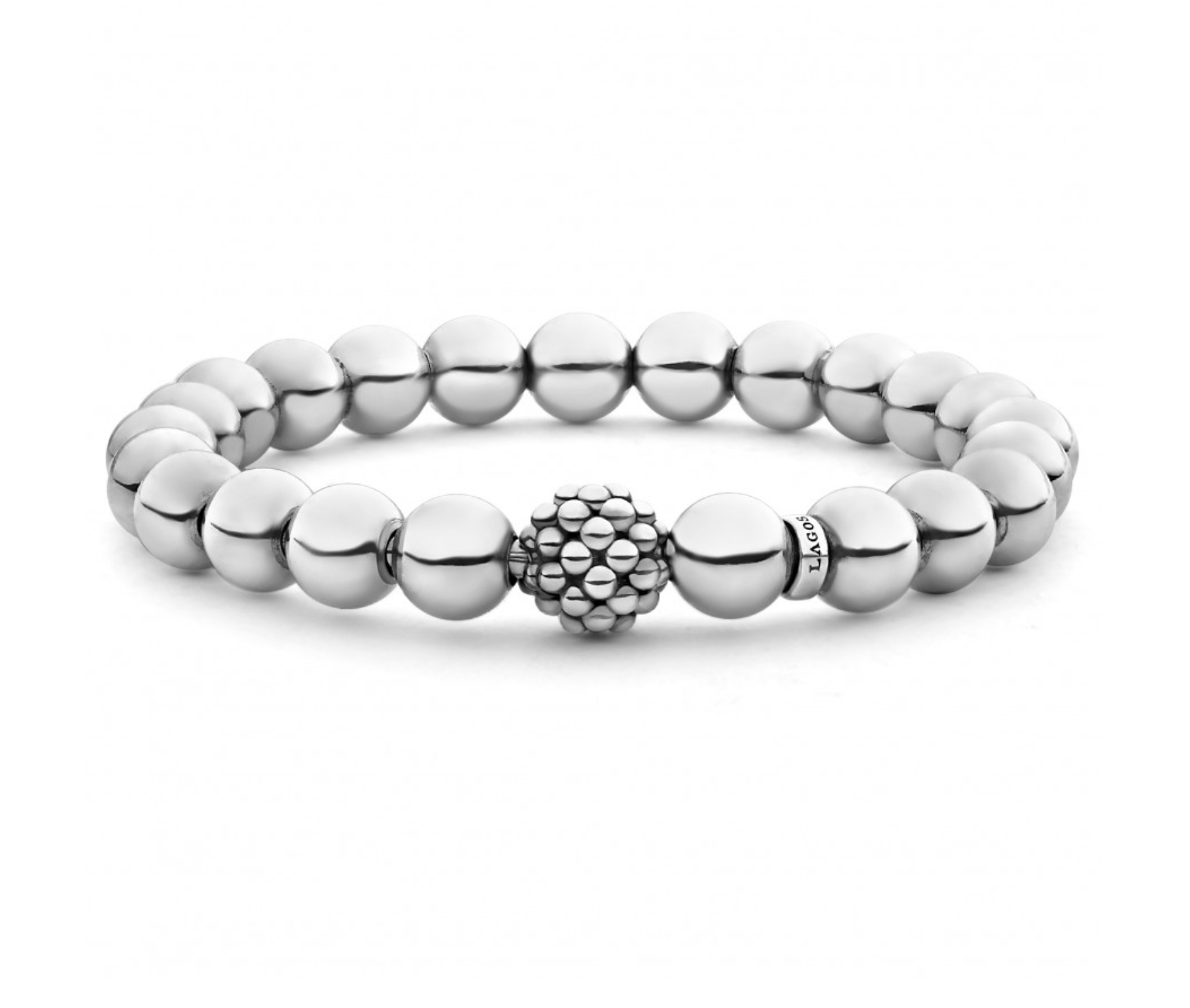 Signature Caviar Large Beaded Bracelet - j.hoffman's