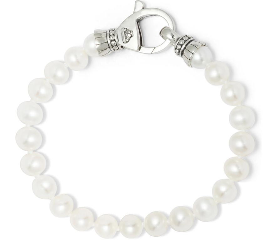 Luna Pearl Lobster Claw Bracelet - j.hoffman's